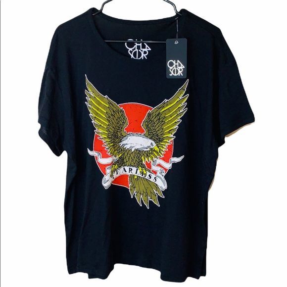 Chaser | Tops | Chaser American Eagle Freedom Black Tshirt | Poshmark
